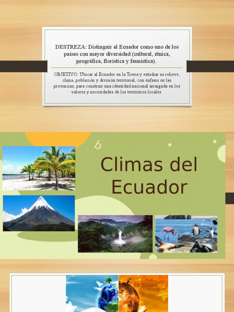 Clase EESS El clima del Ecuador | PDF