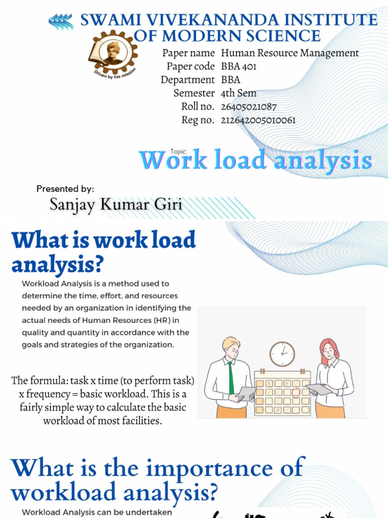 Work Load Analysis | PDF