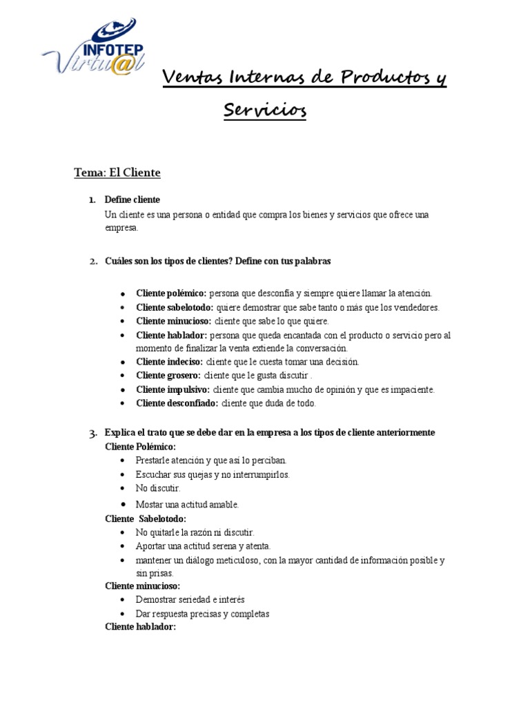 Tarea 2 - Modulo 3 | PDF | Cliente | Sicología