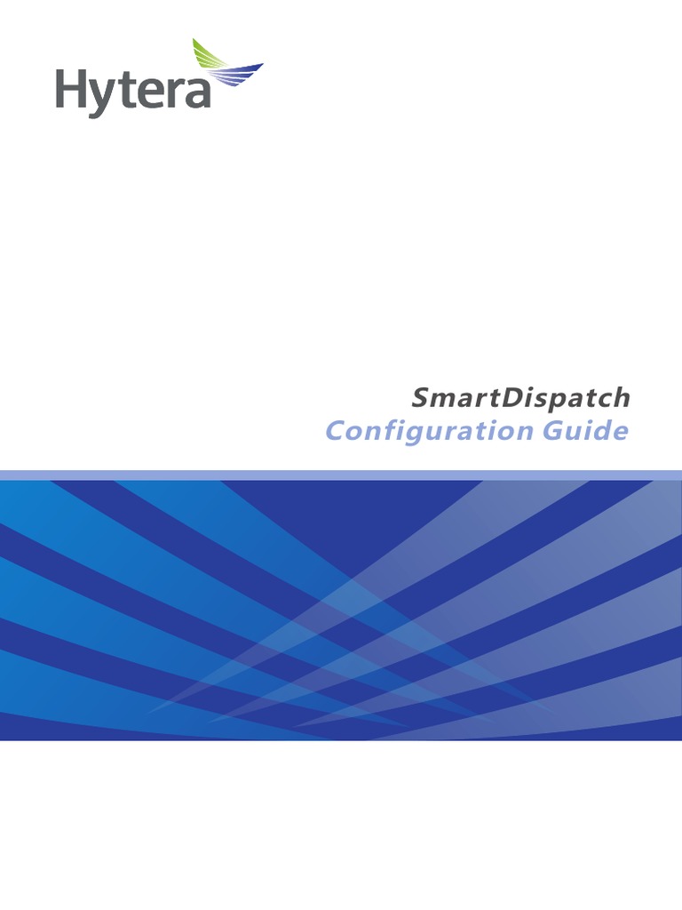 Hytera SmartDispatch-Net Configuration Guide V4.0 | PDF | Computer Network | Gateway ...