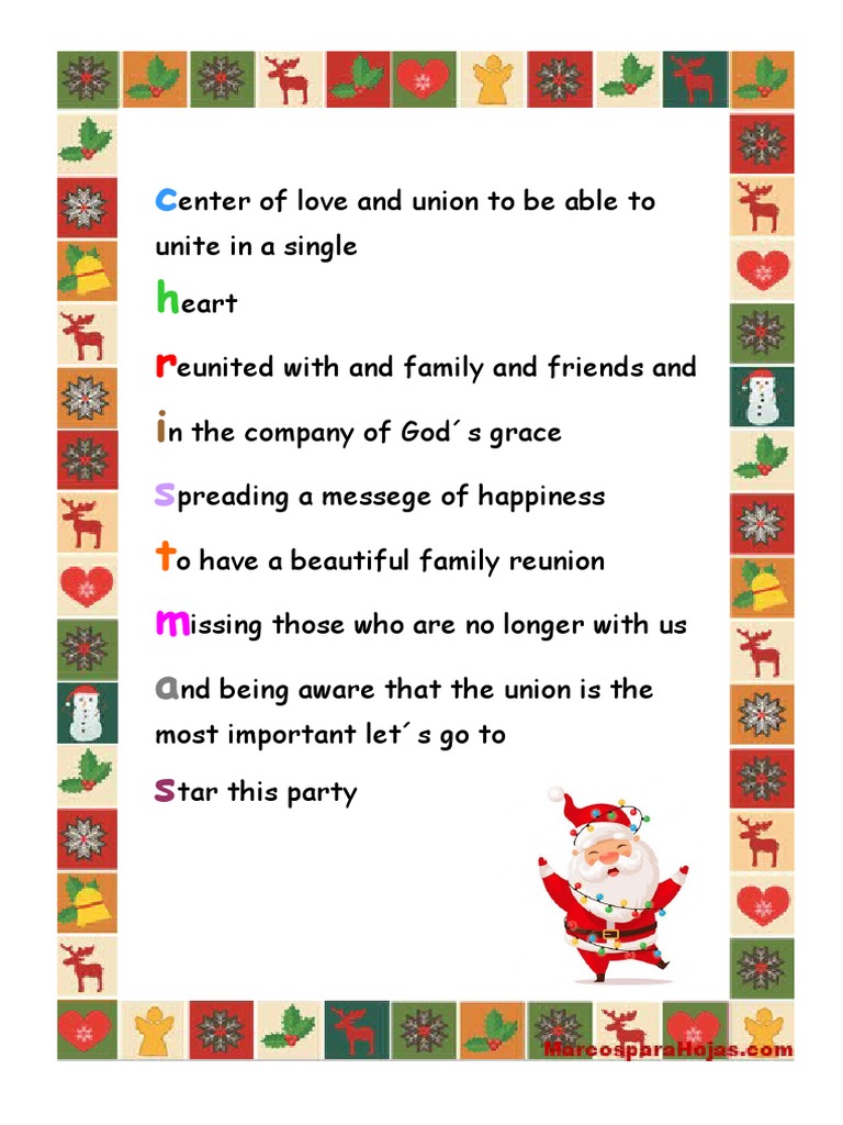 Acrostico Ingles | PDF
