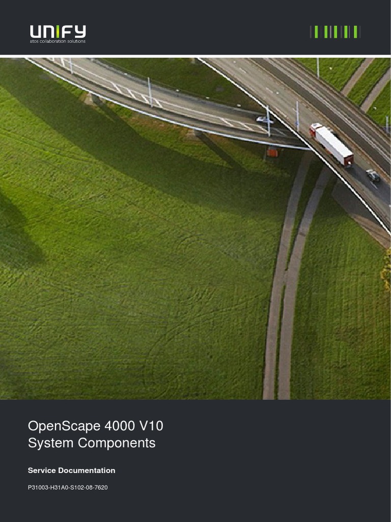 OpenScape 4000 V10OpenScape 4000 V10 Volume 2 System Components Hardware Software Service ...