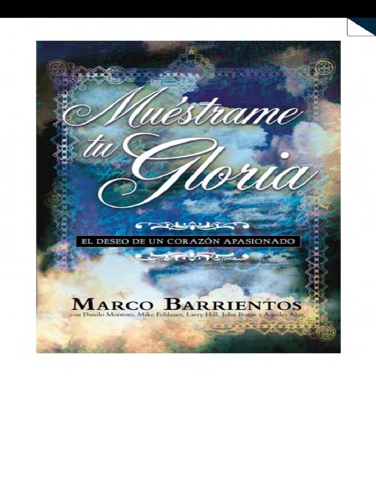 Muestrame Tu Gloria Marcos Barrientos | PDF