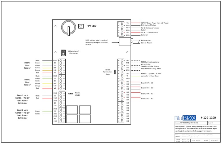 EP1502 Wiring Rev 02 | PDF | Network Switch | Ethernet