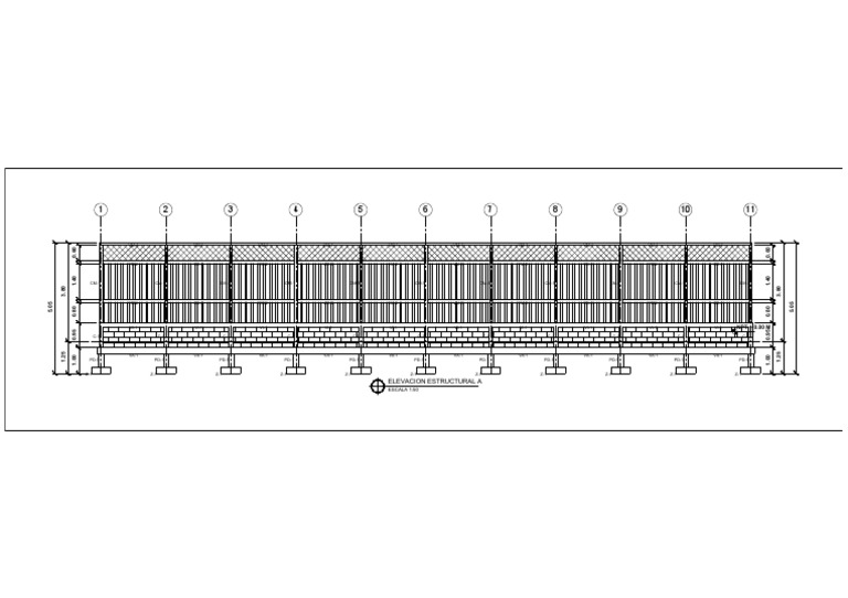 Elevacion Estructural A | PDF