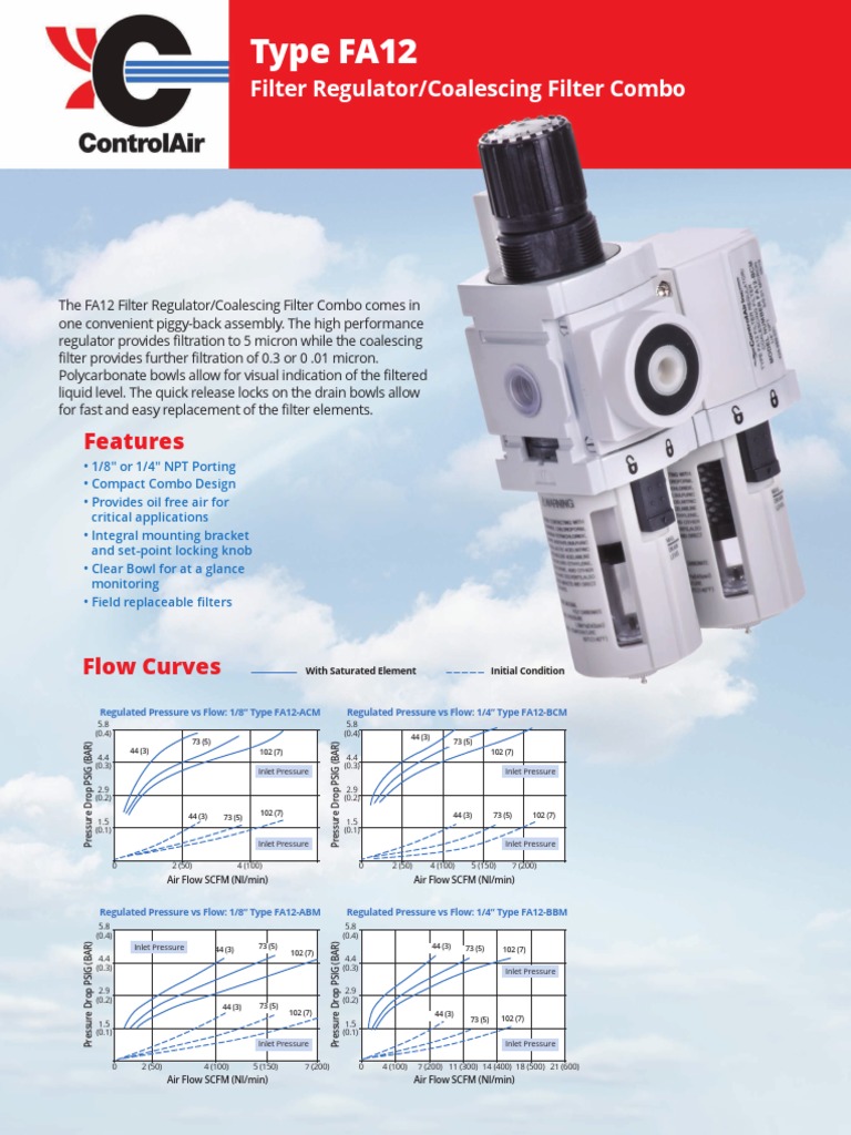 FA12 Spec | Download Free PDF | Filtration | Pressure