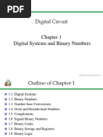Chapter-1 - Digital Systems and Binary Numbers PDF | PDF | Binary Coded Decimal | Subtraction