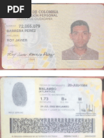 Cedula Alexander | PDF