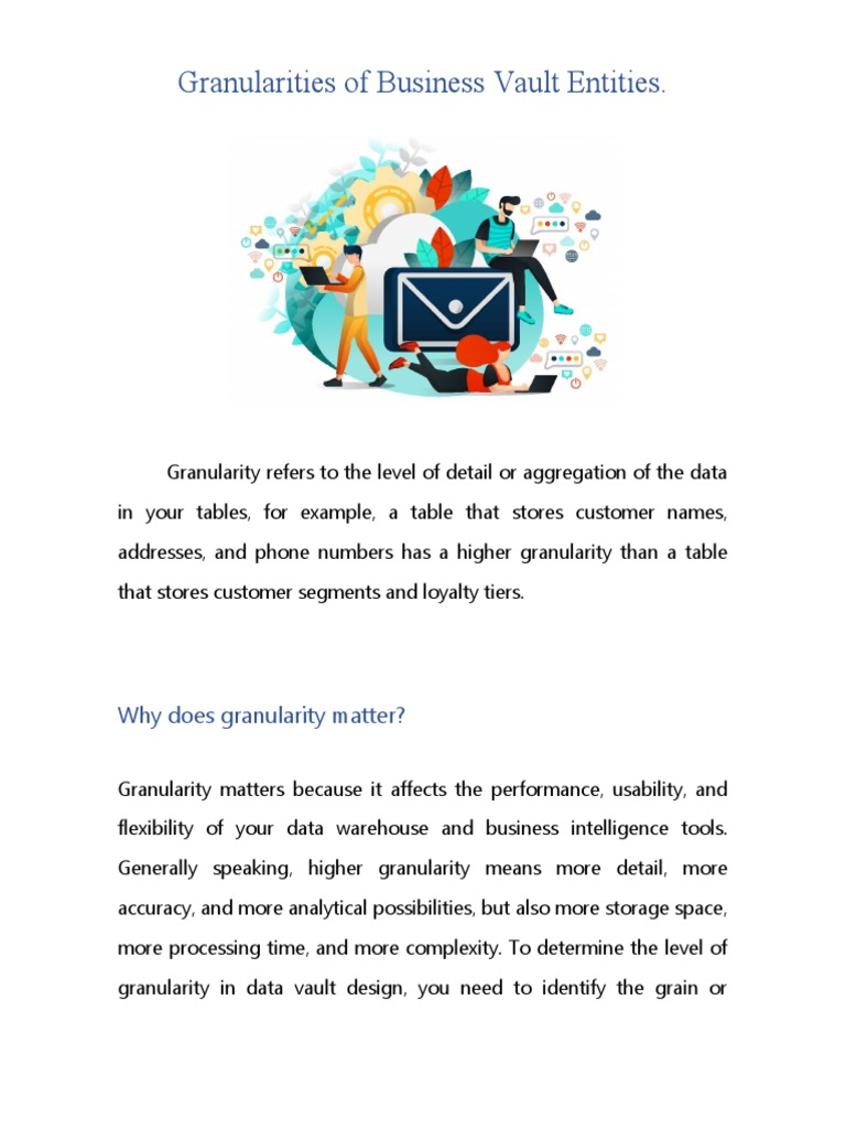20 8 Granularity Concept Pdf