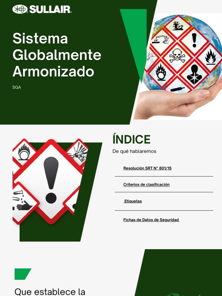 Capacitación en SGA y Resolución 801/15 | PDF | Ciencias fisicas
