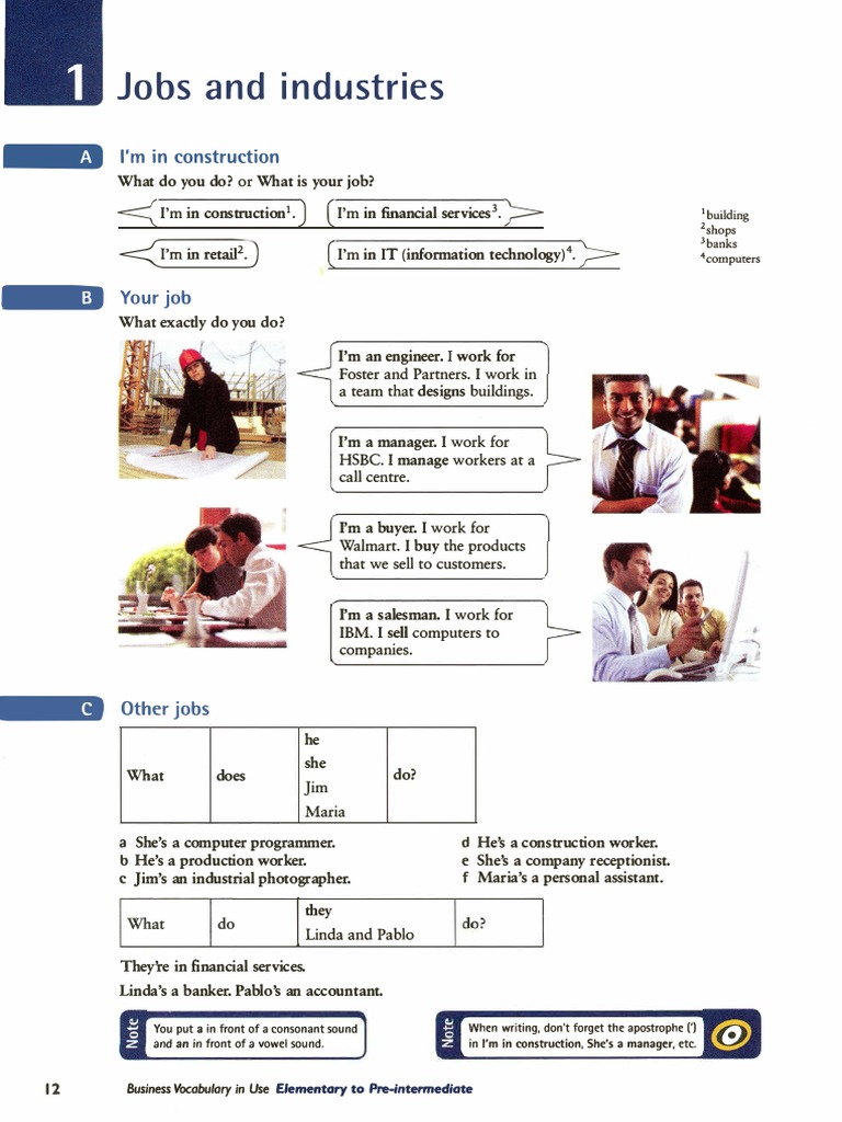 403 - 1 - Business Vocabulary in Use Elementary To Pre-Intermediate - 2010 - 176p - 13-14 ...