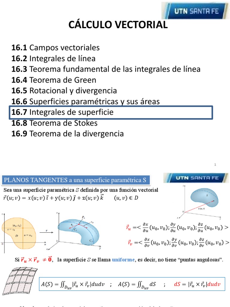 04 Seccion 7 Integral de Flujos | PDF | Integral | Vector Euclidiano