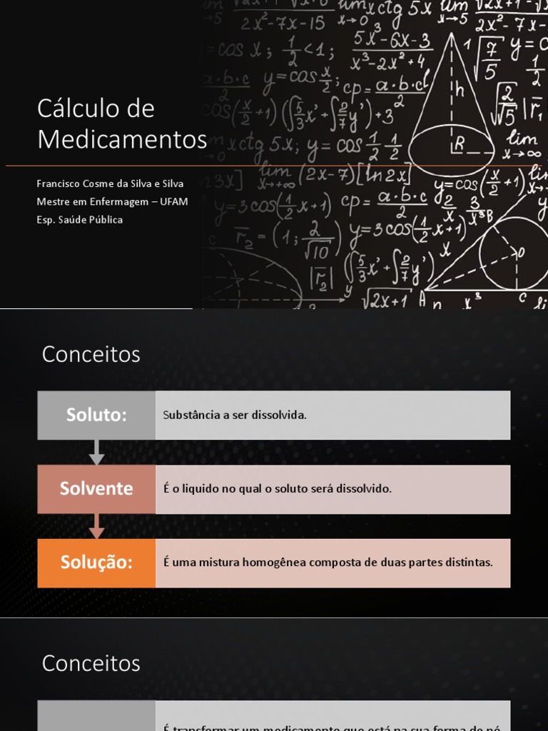 Cálculo de Medicamentos - 1 | PDF