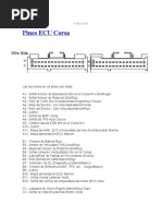 Ecu Corsa Pinout | PDF