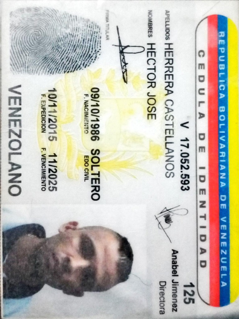 Cedula de Hector 1 | PDF