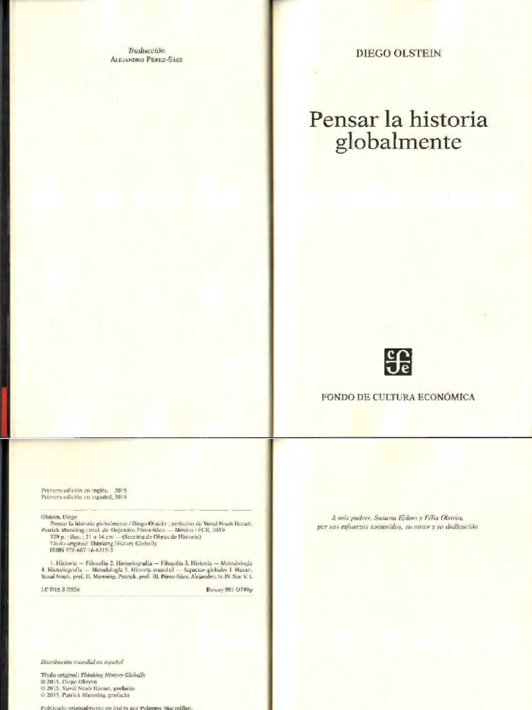 Olstein Pensar La Historia Globalmente | PDF
