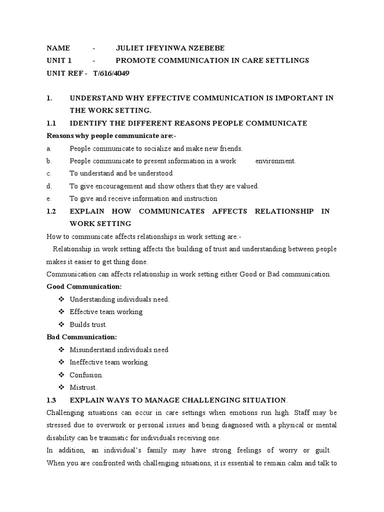 Assignment Pdf Confidentiality Communication