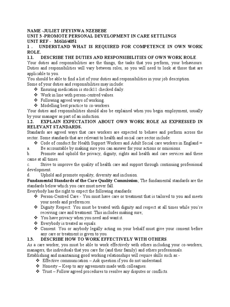 LPTC Unit 3 | PDF | Reflective Practice | Social Work