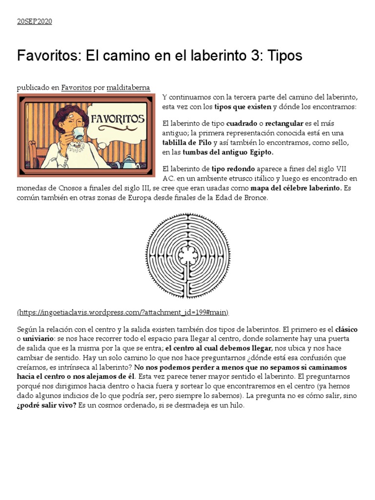 Tipos de Laberintos | PDF | Laberinto