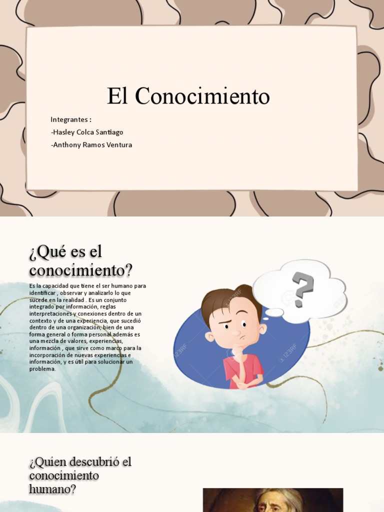 Tipos y Orígenes del Conocimiento Humano | PDF | Conocimiento | Experiencia