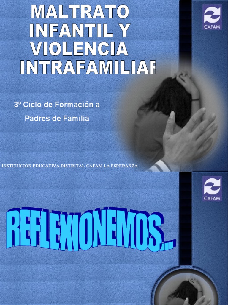 Taller de Maltrato Infantil y Violencia Intrafamiliar | PDF | Abuso infantil | Violencia