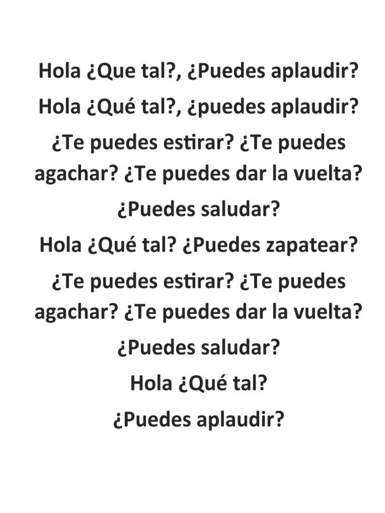 Canciones para Imprimir | PDF