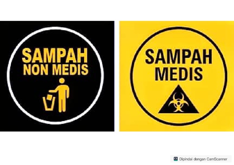 logo sampah medis, non medis | PDF