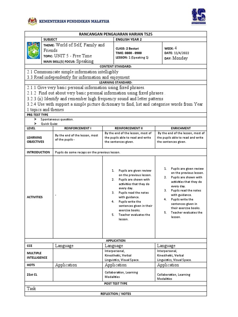 English RPH Week 4 | PDF | Information | Interpersonal Communication