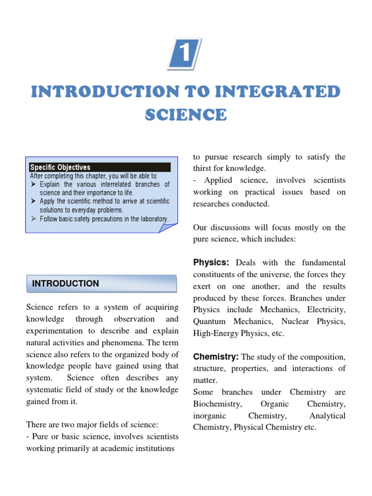 Integrated Science BK | PDF | Density | International System Of Units
