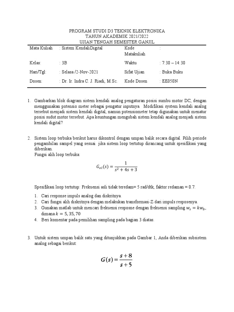 Soal Uts SKD 3b 2021 | PDF | Sains & Matematika | Komputer