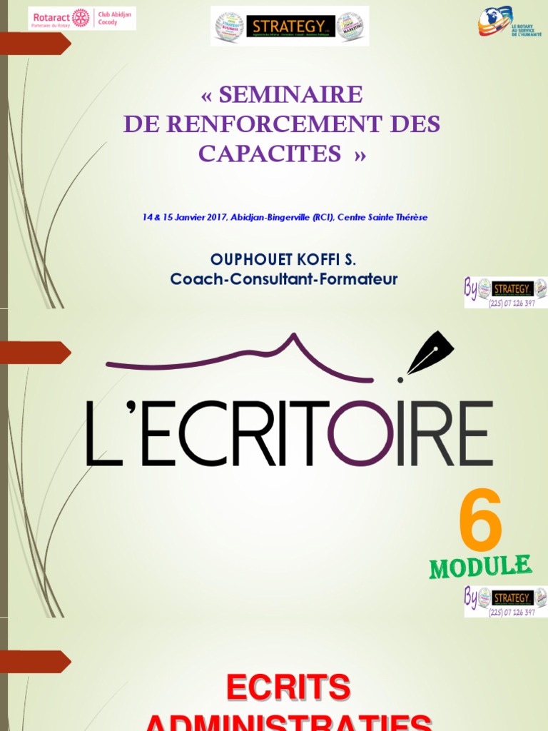 Rédaction Administrative : Guide Pratique | PDF | Sciences cognitives ...