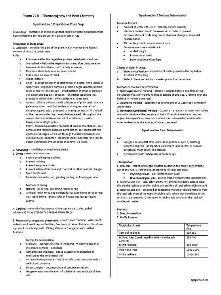 Experiment Nos. 1 To 5 Student Handout | PDF | Chromatography | Solvent