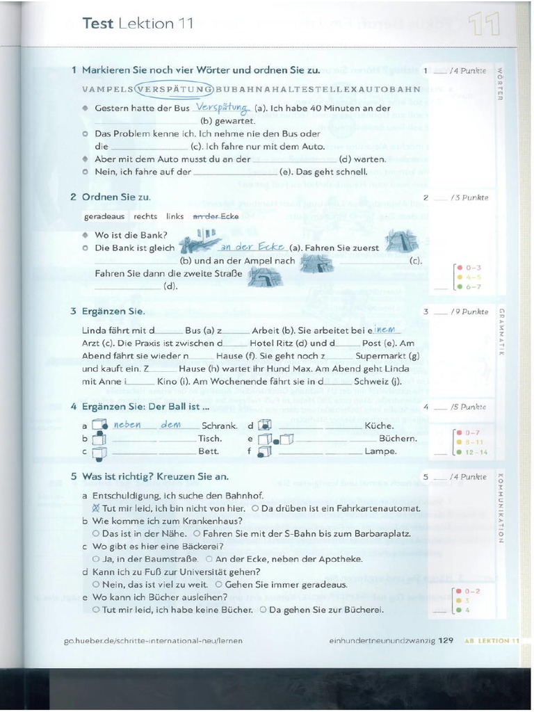 Schritte-International-Neu A1.2 Tex Lek 11 | PDF
