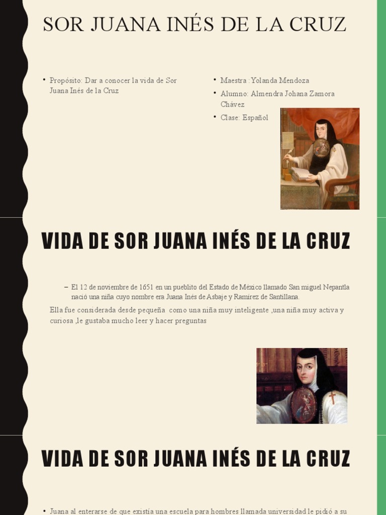 Vida y legado de Sor Juana Inés de la Cruz | PDF | Clásicos
