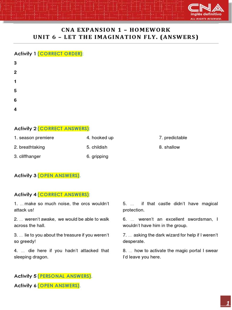 Cna Expansion 1 - Unit 06 | PDF