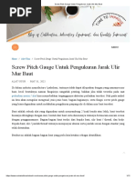 Cara Membaca Ukuran Baut dan Sekrup Lengkap dengan Tabel | PDF