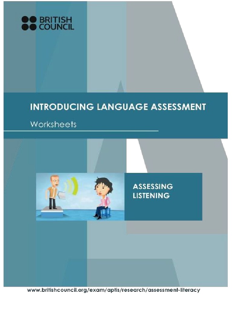Assessing - Listening - Worksheet 1 | PDF | Understanding | Learning