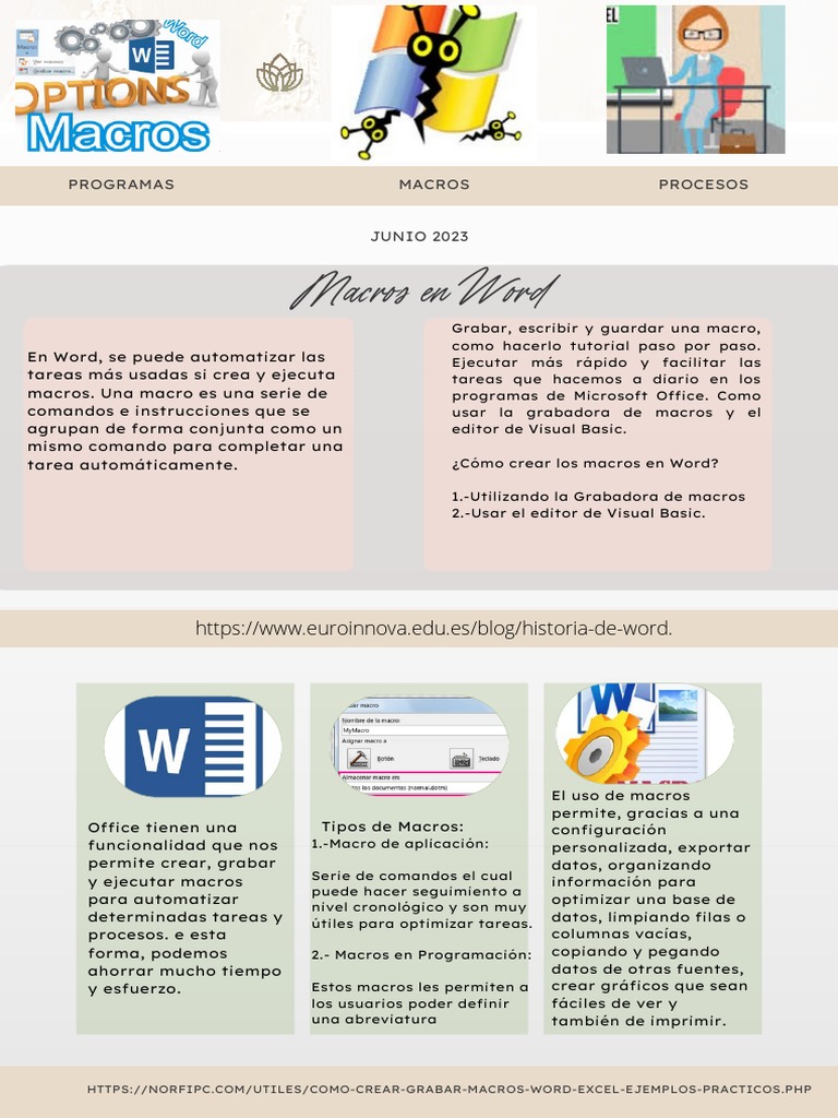 Boletin Informativo | PDF | Macro (informática) | Microsoft Word
