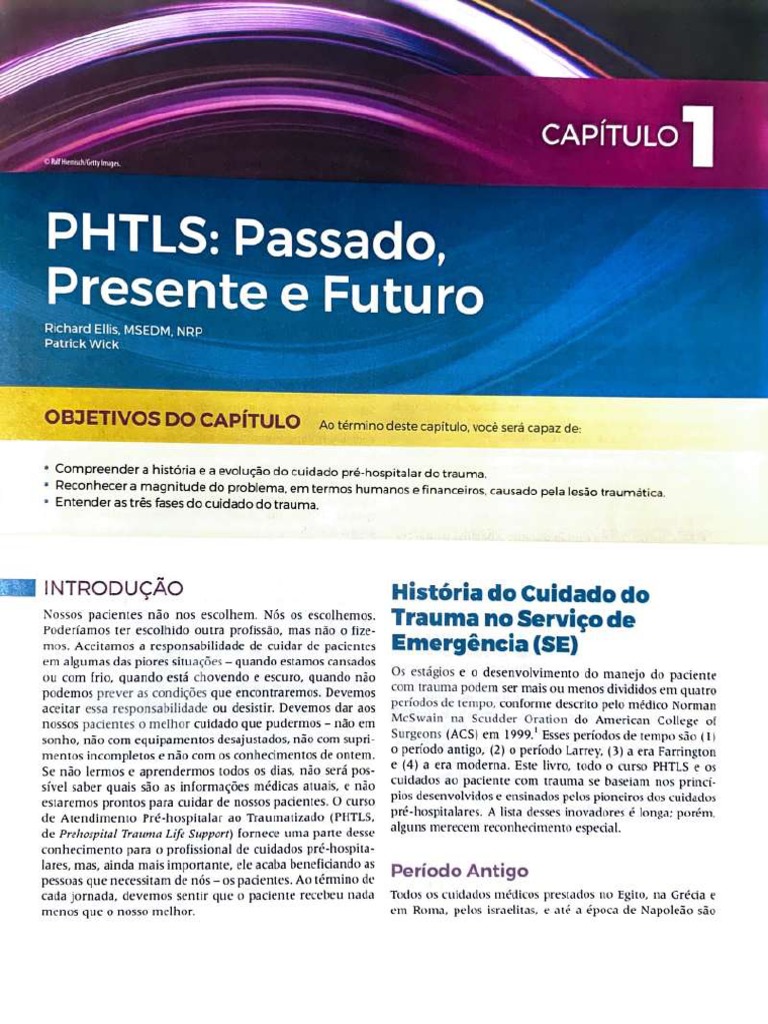 Capitulo 01 PHTLS - 9 Ed | PDF