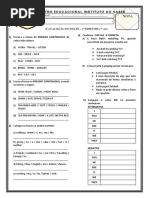 ATIVIDADE Simple Present 6º Ano | PDF