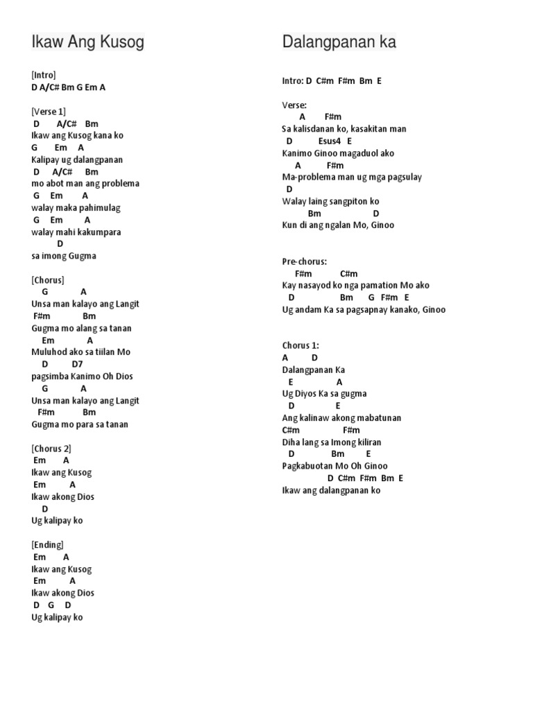 Ikaw Ang Kusog | PDF