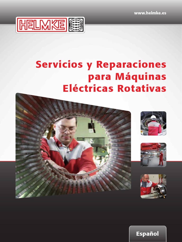 HELMKE Servicebroschuere Es | PDF | Inductor | Rodamiento (Mecánico)