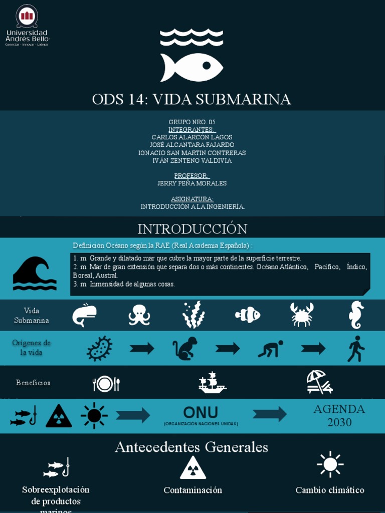 Ods 14 Vida Submarina | PDF | Contaminación | Sustentabilidad