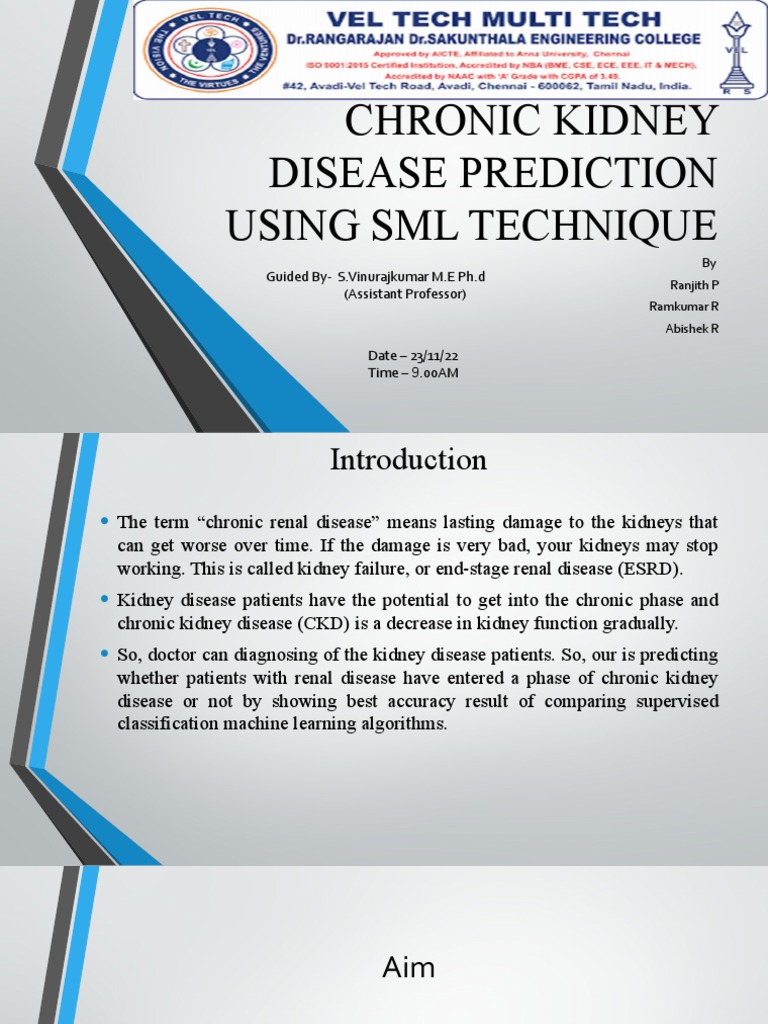 CKPD | PDF | Chronic Kidney Disease | Machine Learning
