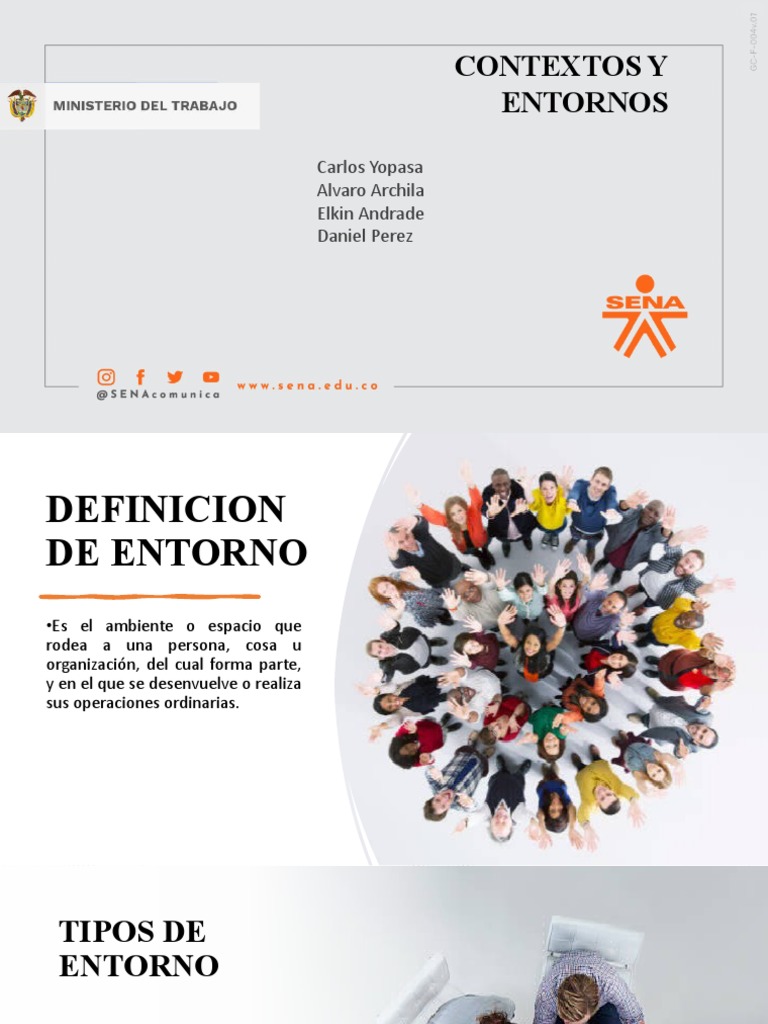 Contexto y Entorno | PDF | Sociedad | Contexto (uso del lenguaje)