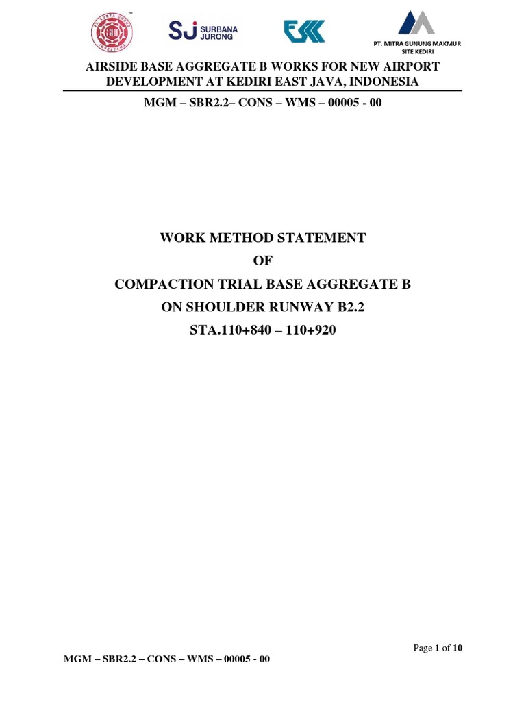 WMS Basecourse Aggregate B Trial | PDF | Concrete