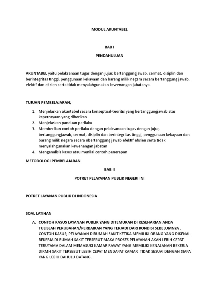 Materi Akuntabel | PDF