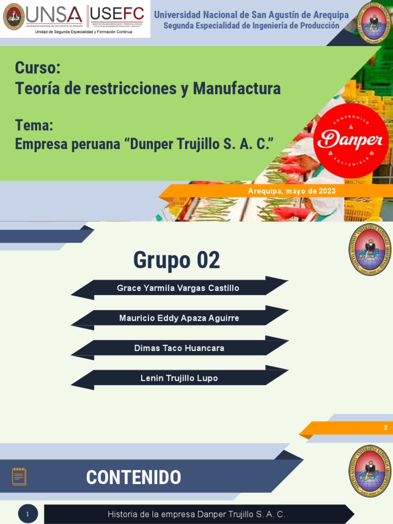 Danper Trujillo SAC | PDF | Agricultura | Sustentabilidad