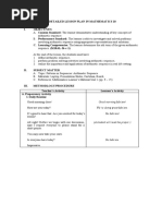 Detailed Lesson Plan - Arithmetic Sequence | PDF | Critical Thinking ...