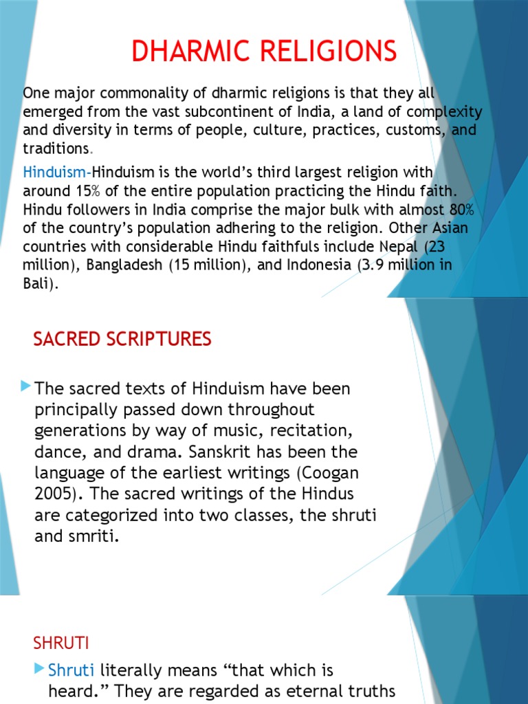 Dharmic Religions | PDF | Vedas | Vaishnavism